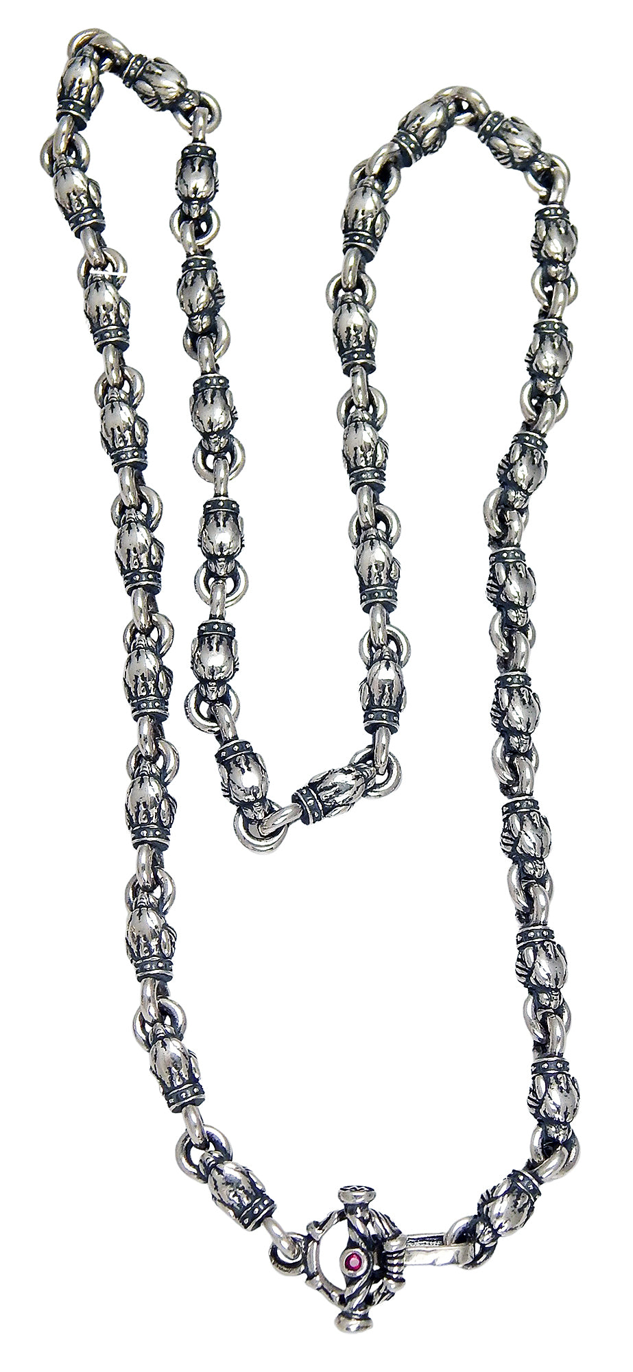 DOUBLE CROSS by Travis Walker - "SABER TOOTH TIGER" Link Necklace – J ...