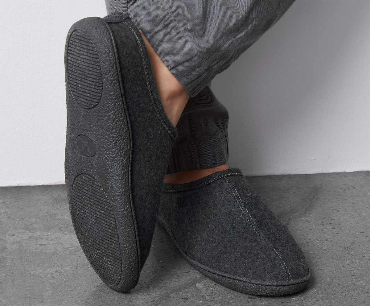 Mack Weldon - "ONE-MILE" Slipper in Charcoal Heather – J. Ransom LA