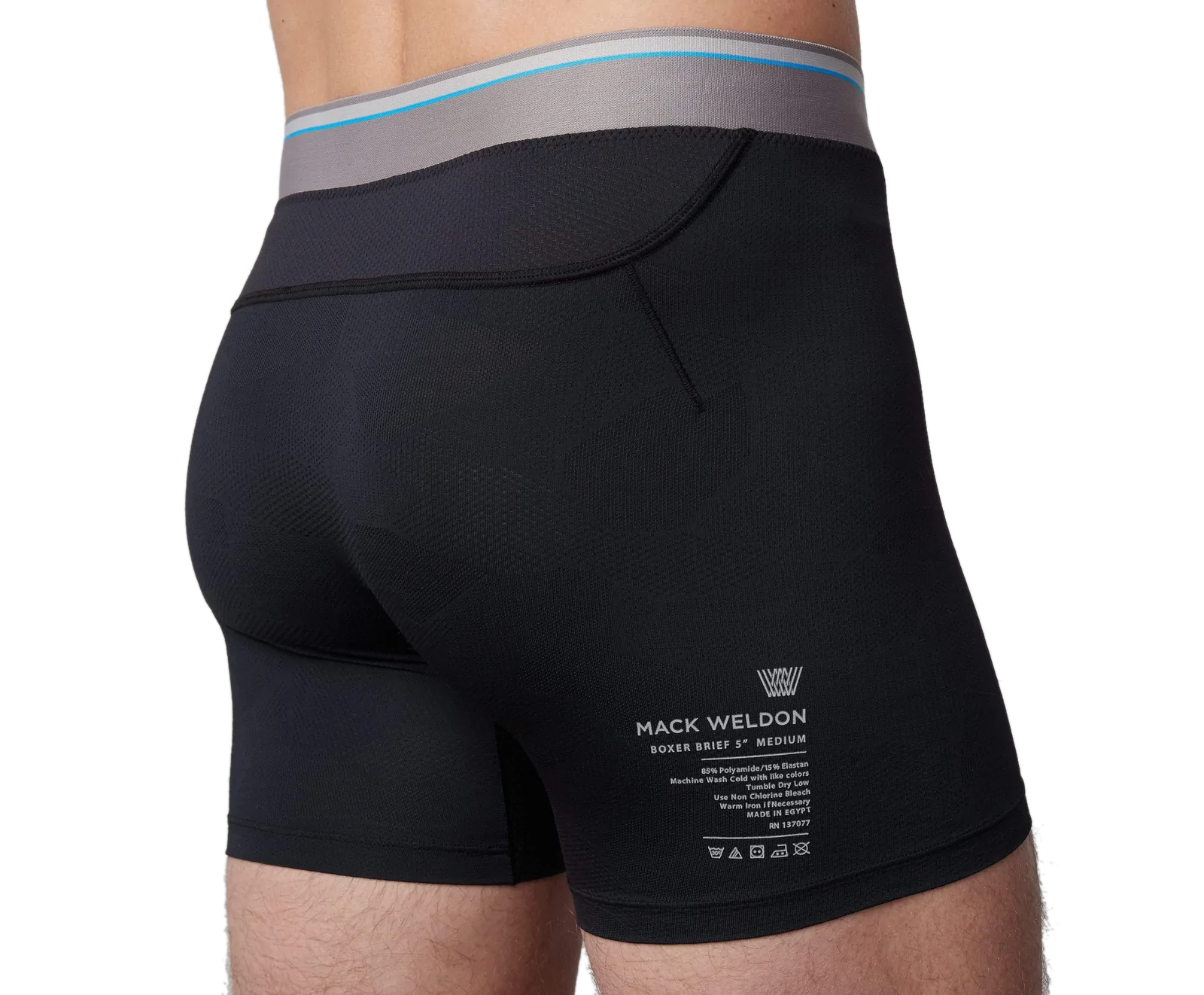 Mack Weldon - Limited Edition "AIRKNITxHD" Boxer Brief in True Black ...